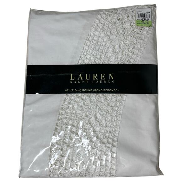 Ralph Lauren | Dining | Vintage Lauren Ralph Lauren Tablecloth Round 86 ...